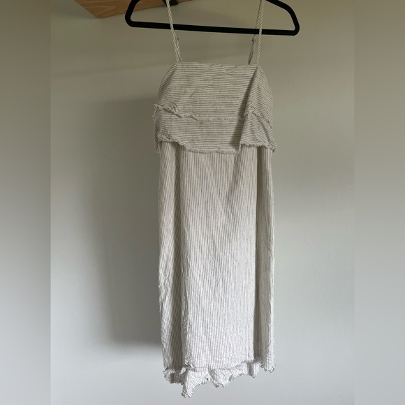 Zara | Dresses | Zara Basic Striped Midi Dress | Poshmark